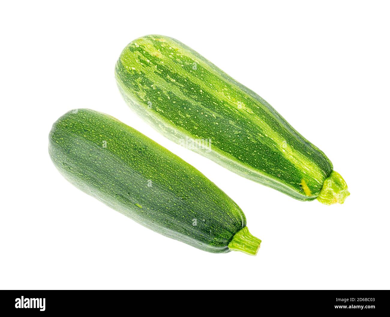 Green zucchini fruit isolated on white background Stock Photo - Alamy