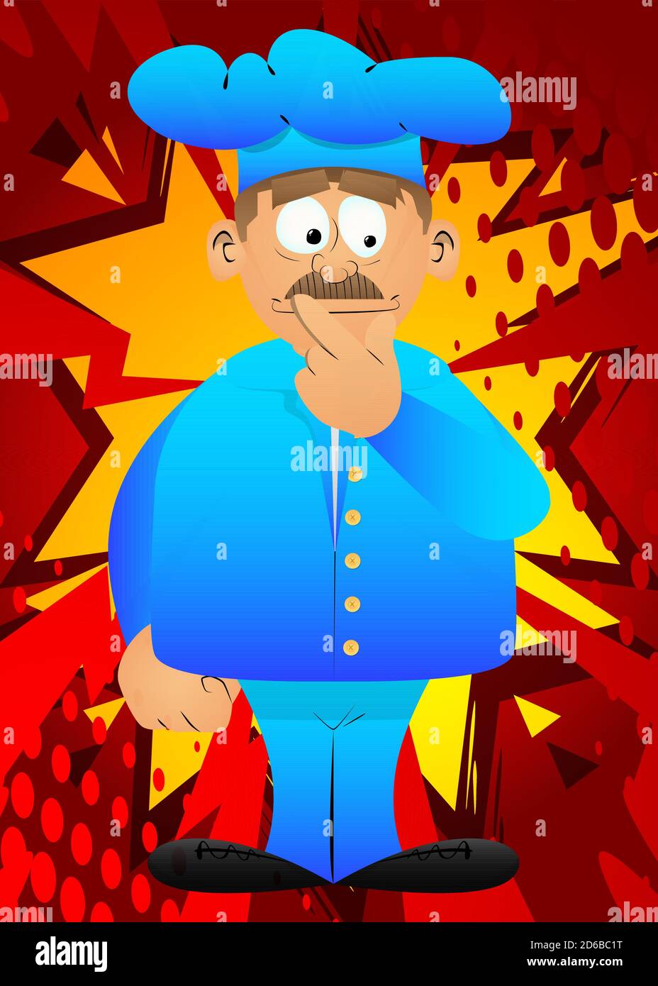 Finger Over Mouth Cartoon