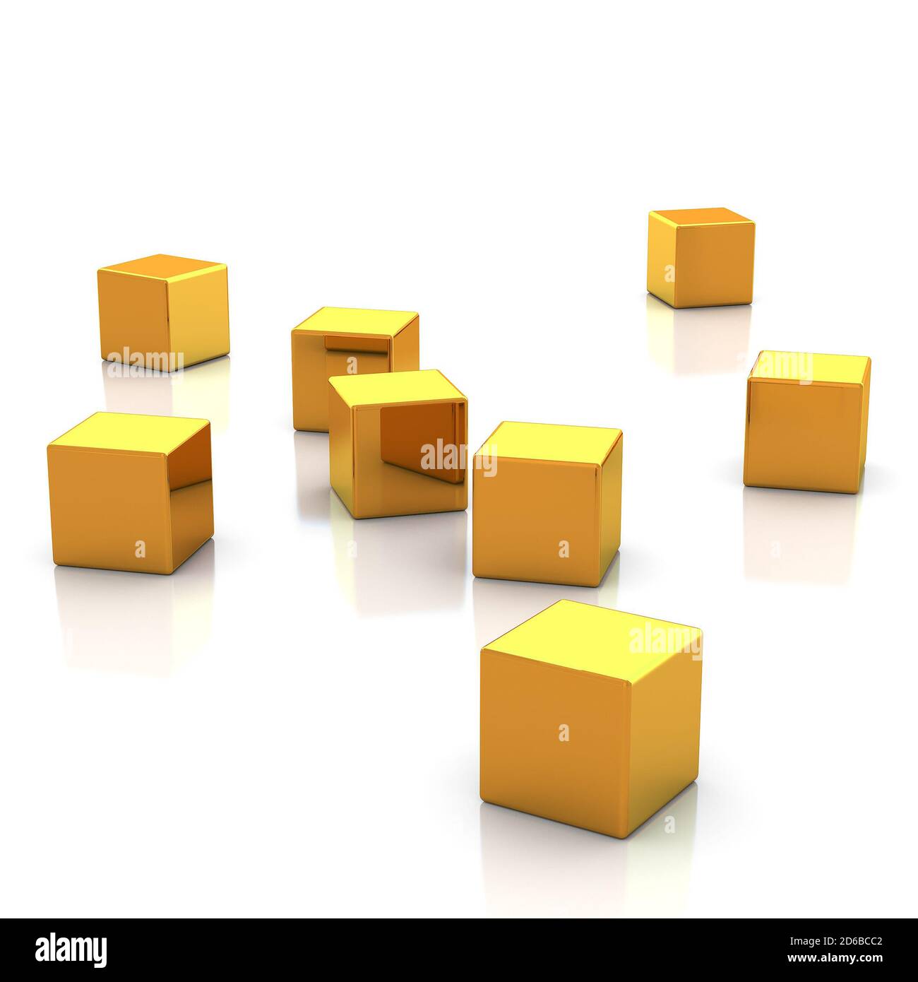 3d rendering abstract cubic Stock Photo - Alamy