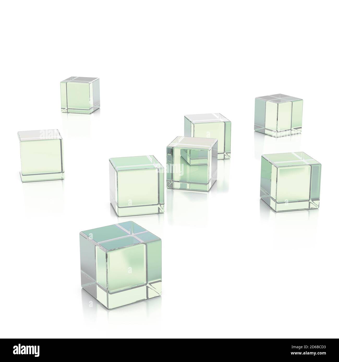 3d render cubic box hi-res stock photography and images - Alamy