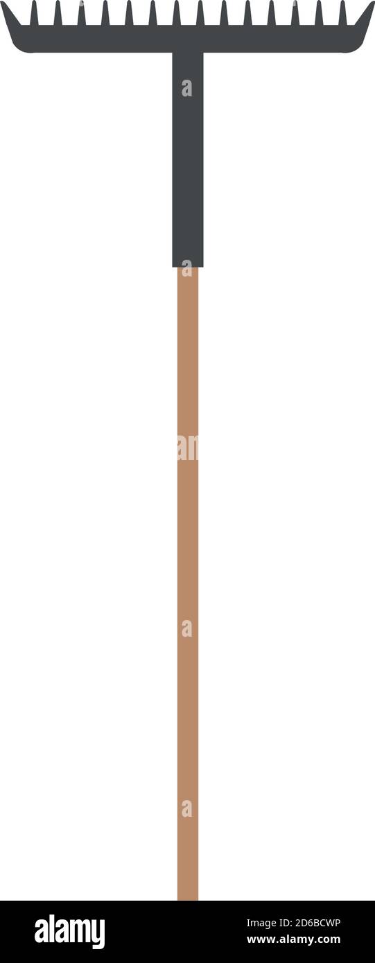 Gardening rake icon vector design Stock Vector Image & Art - Alamy