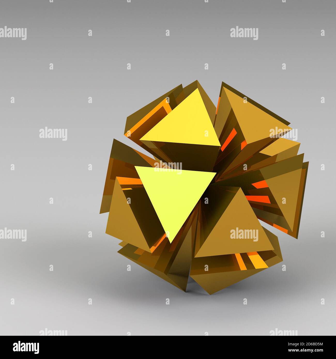 3d rendering geometric shapes Stock Photo - Alamy