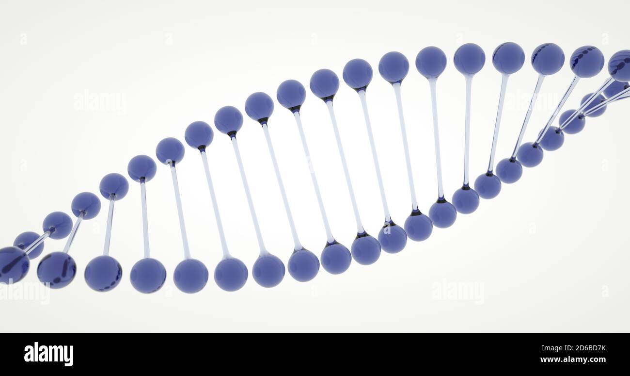 3D rendering dna chain made in CG Stock Photo - Alamy