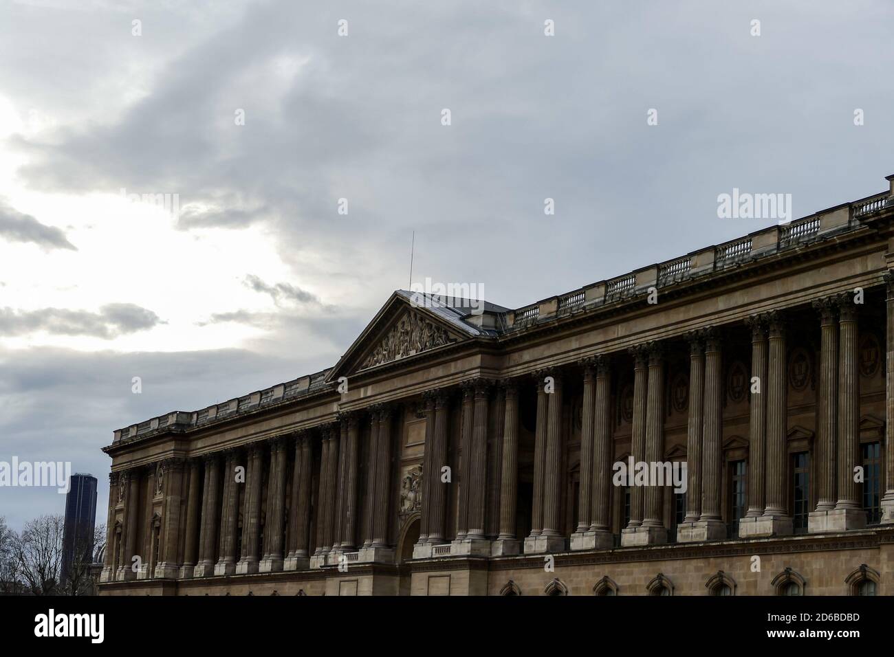 Louvre Museum, Photo image a Beautiful panoramic view of Paris ...