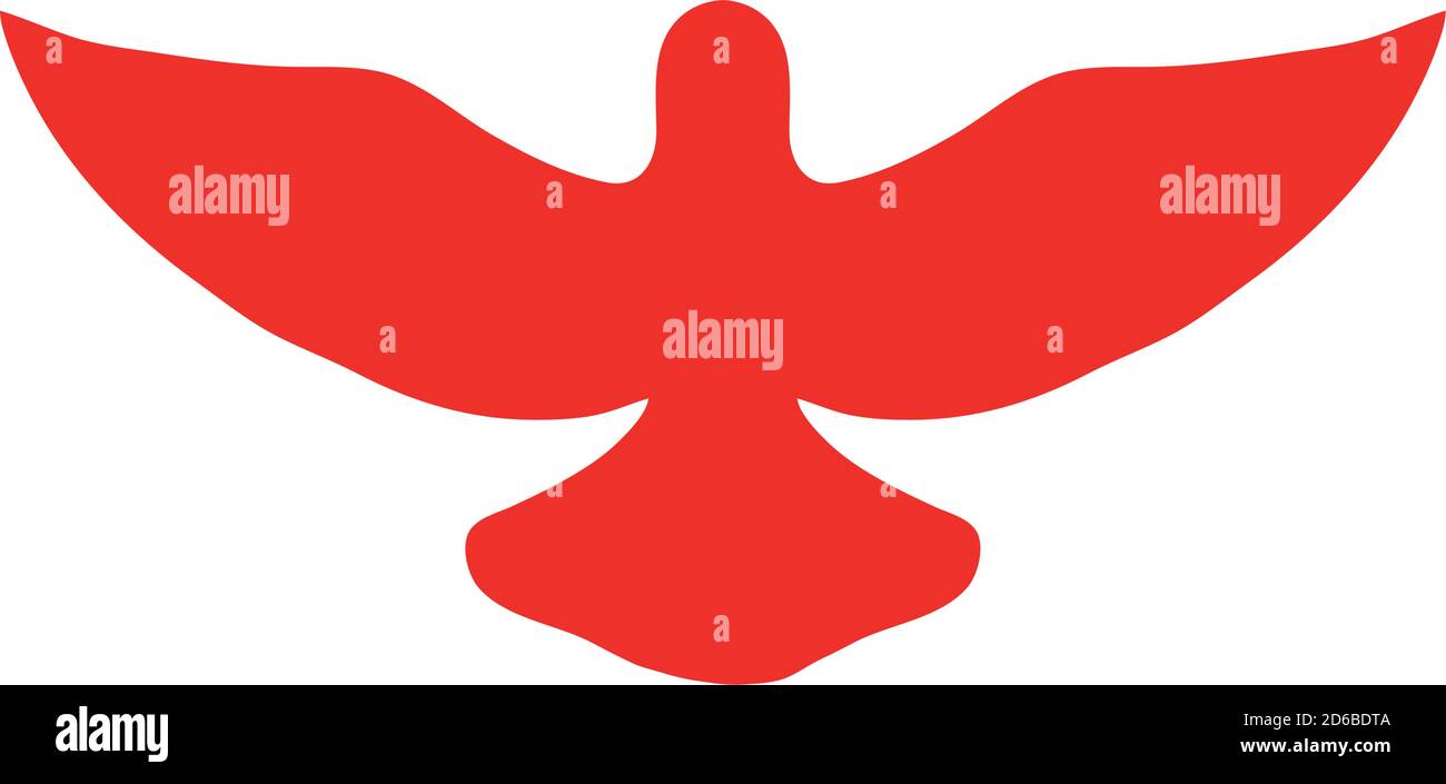 Red peace dove Stock Vector Images - Alamy