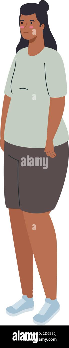 latin woman cartoon isolated vector design Stock Vector Image & Art - Alamy