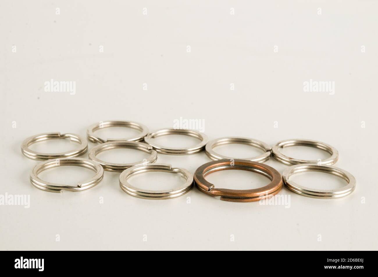 Close-up of key rings Stock Photo - Alamy