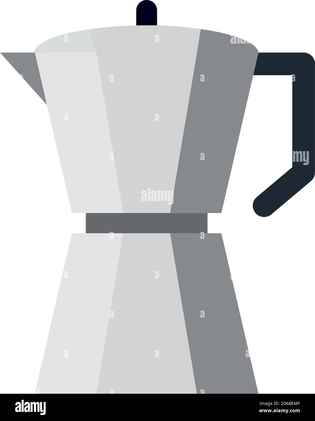 coffee moka pot isolated vector design Stock Vector Image & Art - Alamy