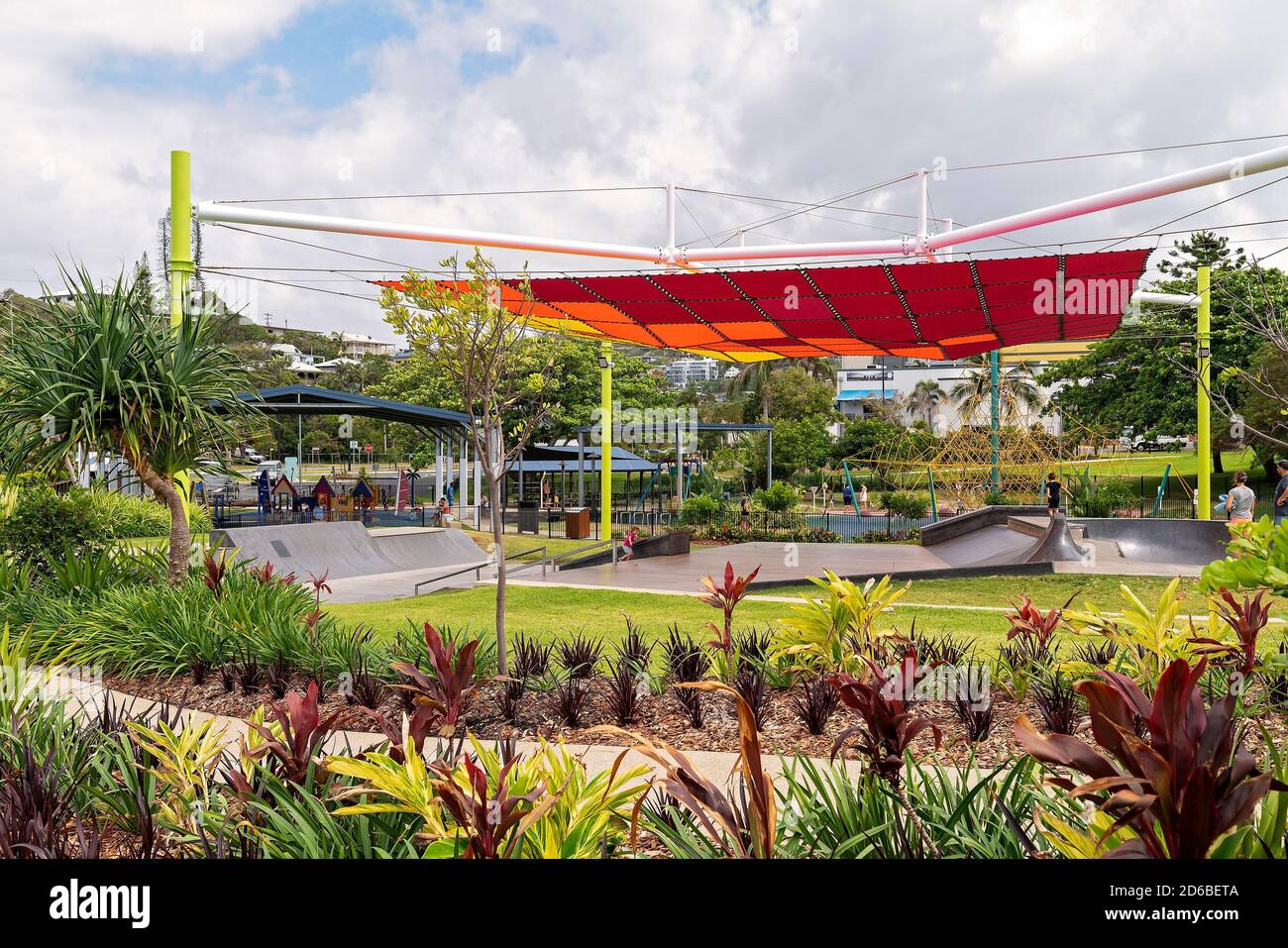 Yeppoon, Queensland, Australia - December 2019: A skate park and ...