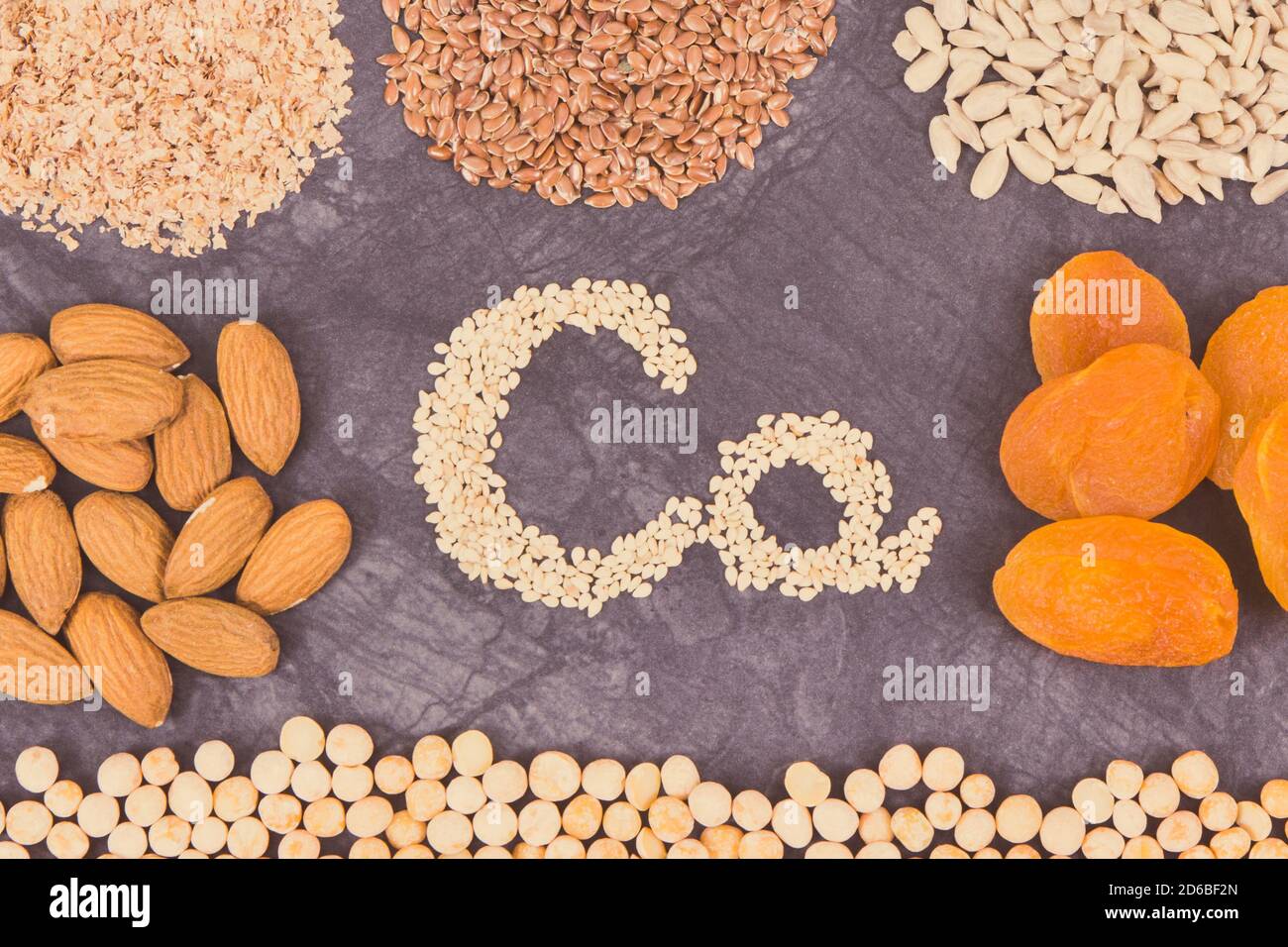 Different nutritious ingredients as source calcium, minerals and ...