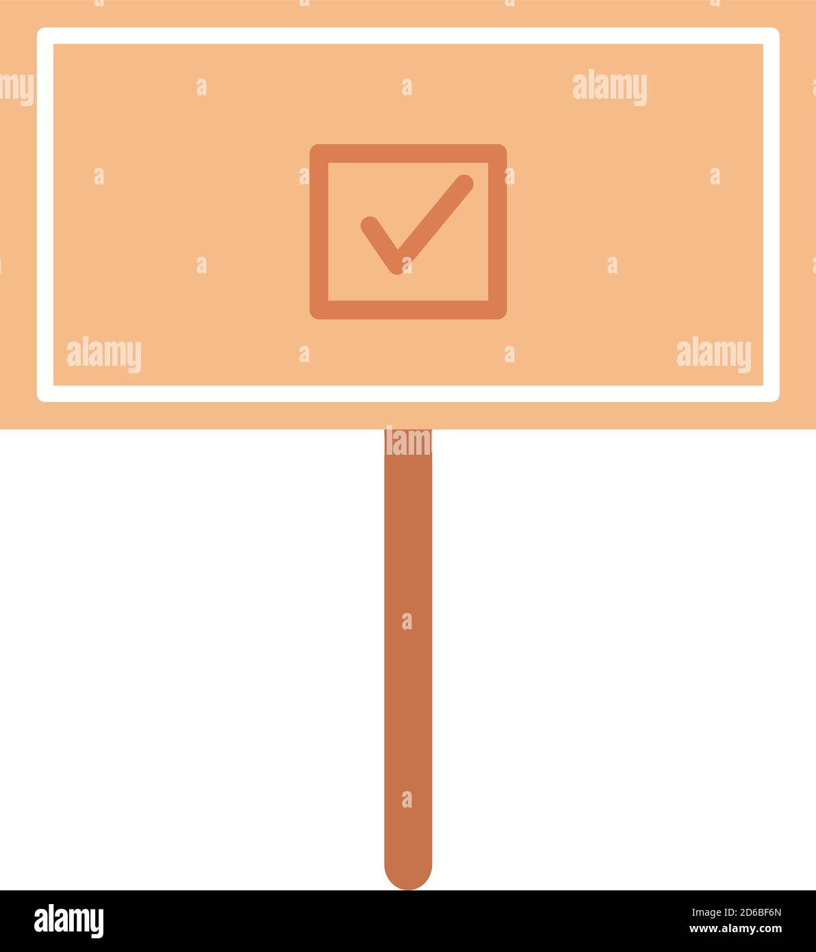 vote banner with check mark vector design Stock Vector Image & Art - Alamy