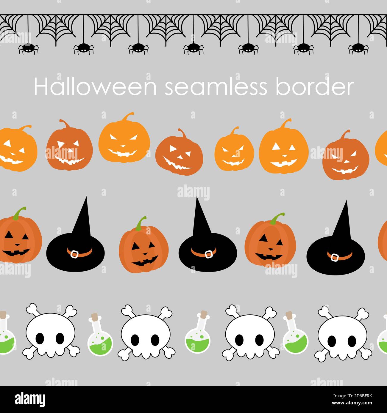 Halloween Pumpkin Clipart Border