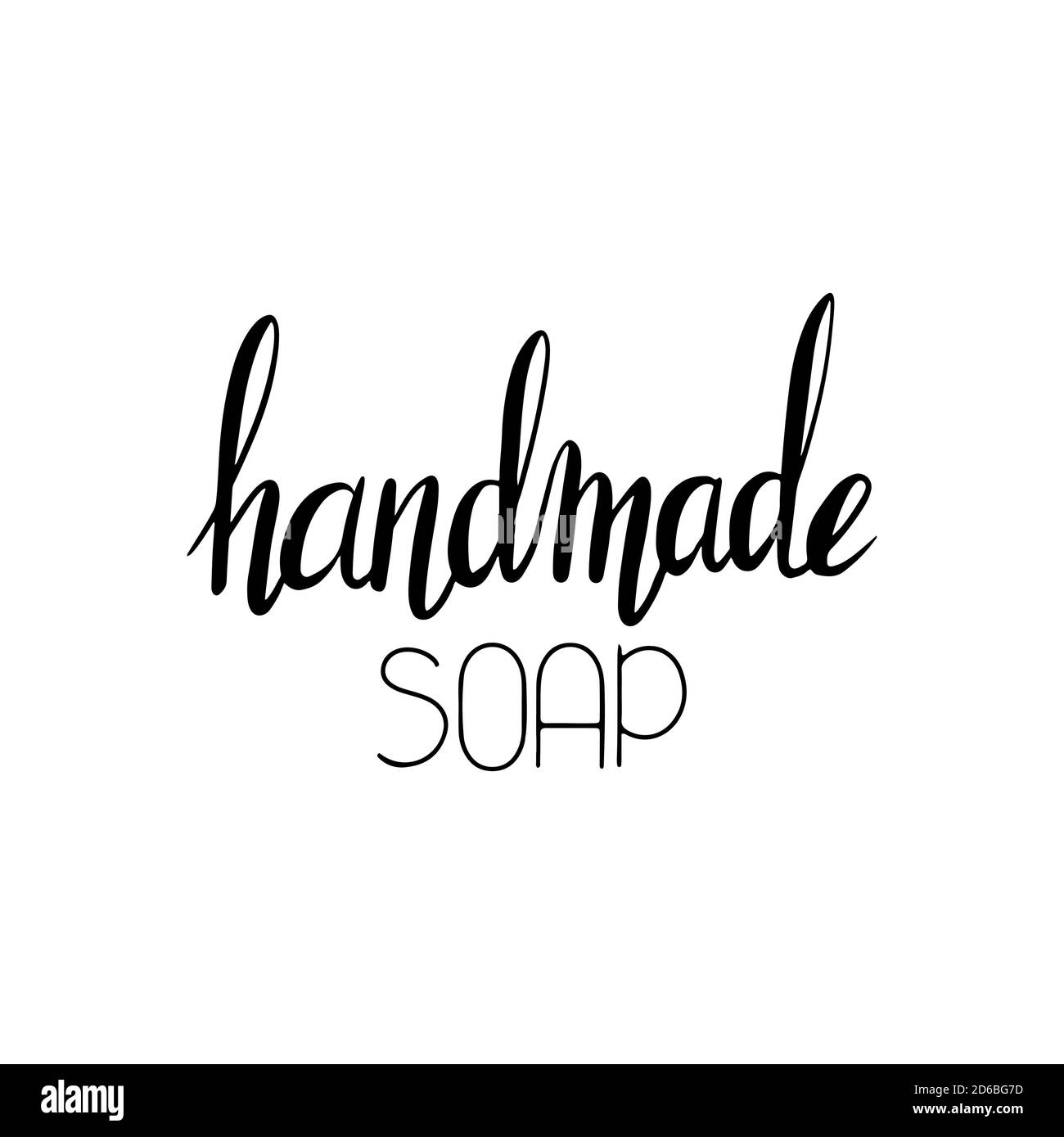 Hand crafted soap Stock Vector Images - Alamy