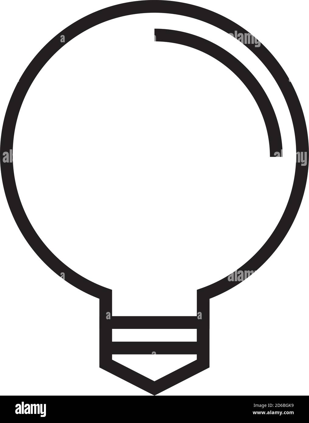 Isolated light bulb vector design Stock Vector Image & Art - Alamy