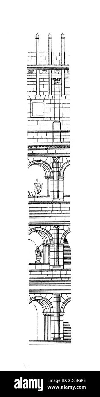 Façade of the colosseum Cut Out Stock Images & Pictures - Alamy