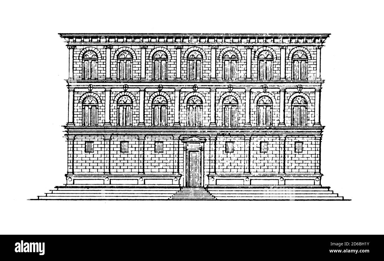 Pienza piccolomini palace hi-res stock photography and images - Alamy