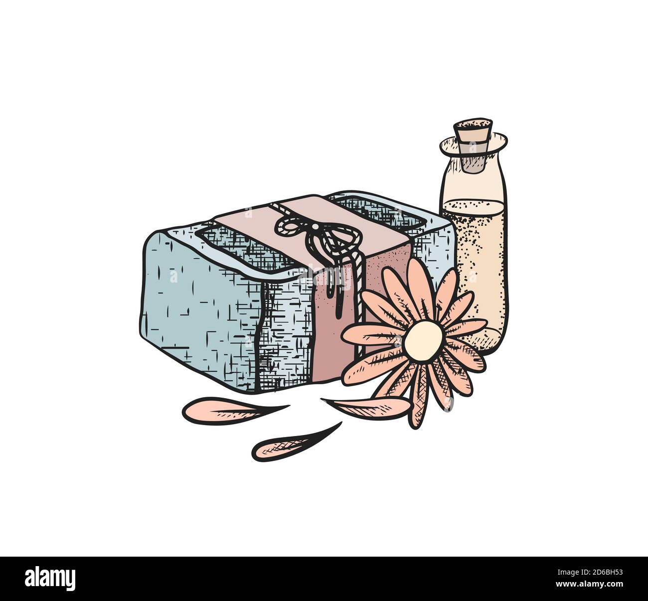 Hand made soap Stock Vector Images - Alamy