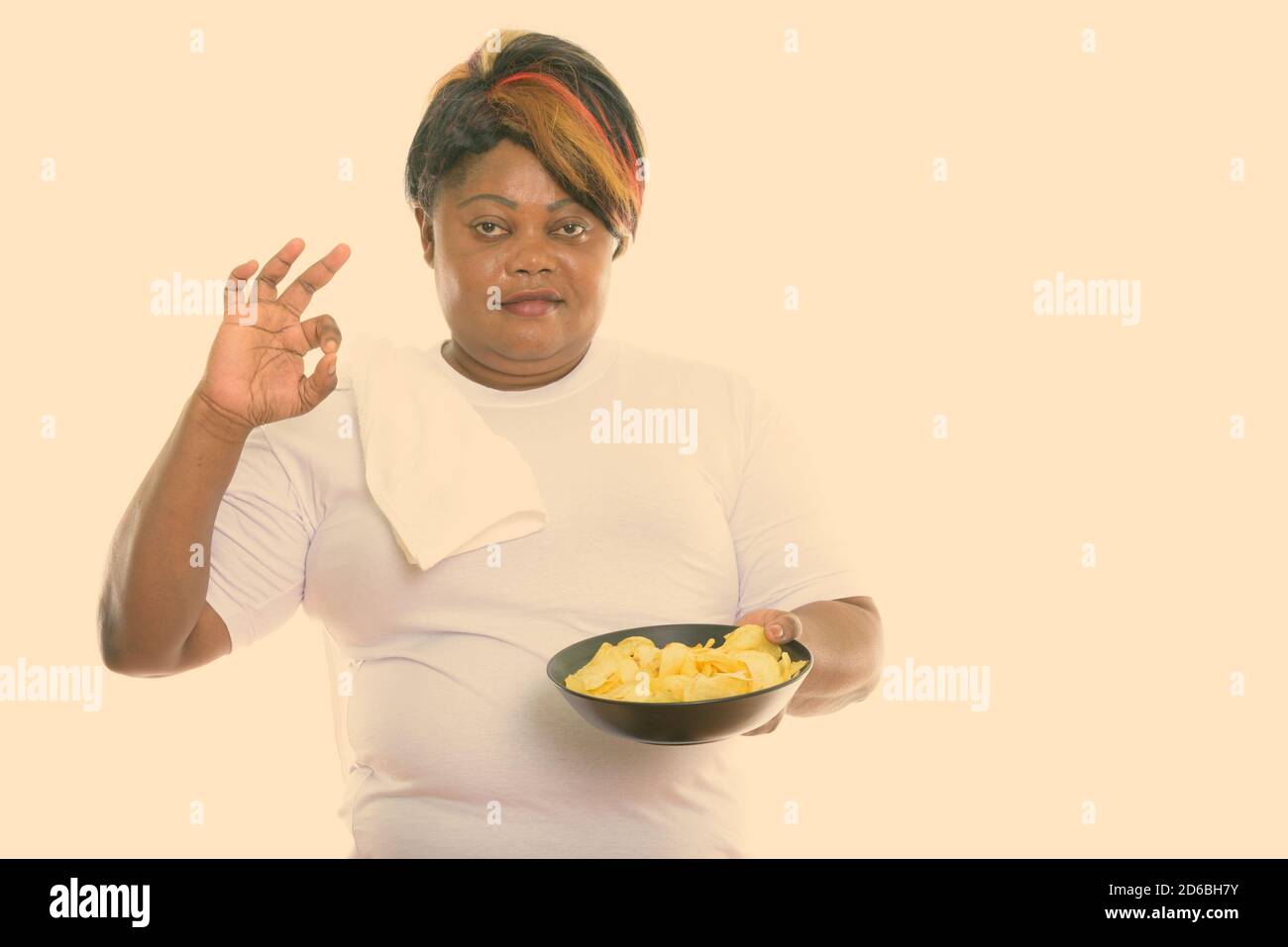 Giving chips hi-res stock photography and images - Alamy