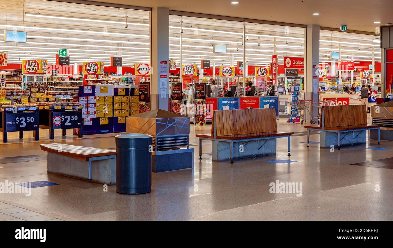 Coles trolley hi-res stock photography and images - Alamy