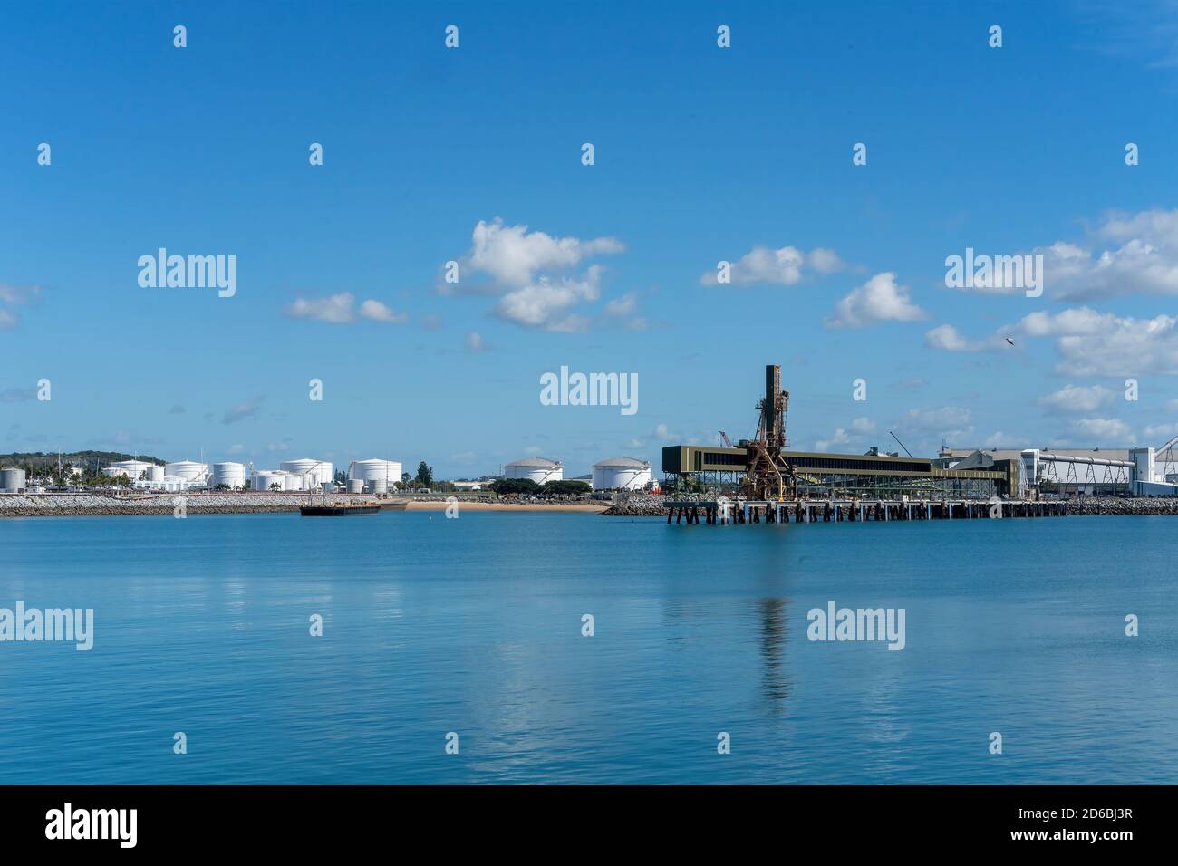 Mackay, Queensland, Australia - June 2020: Industrial Port Of Mackay ...