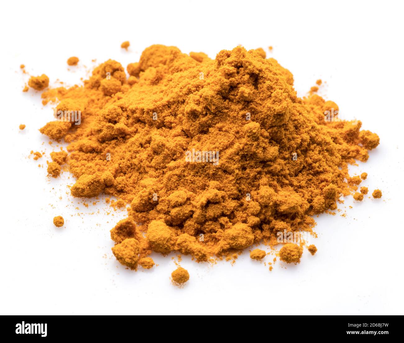 Turmeric powder or curcuma powder, commonly used as a spice or dyeing ...