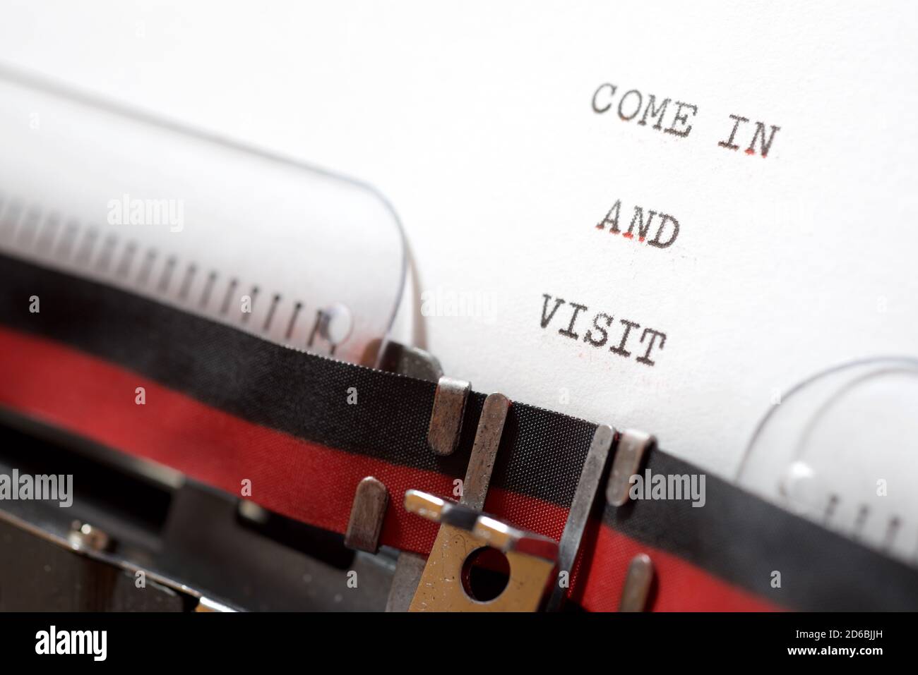 In visit phrase written hi-res stock photography and images - Alamy
