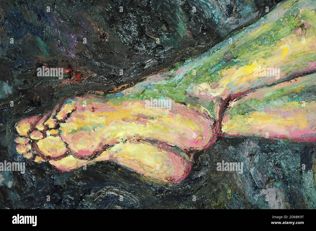 Painting Toes High Resolution Stock Photography and Images - Alamy