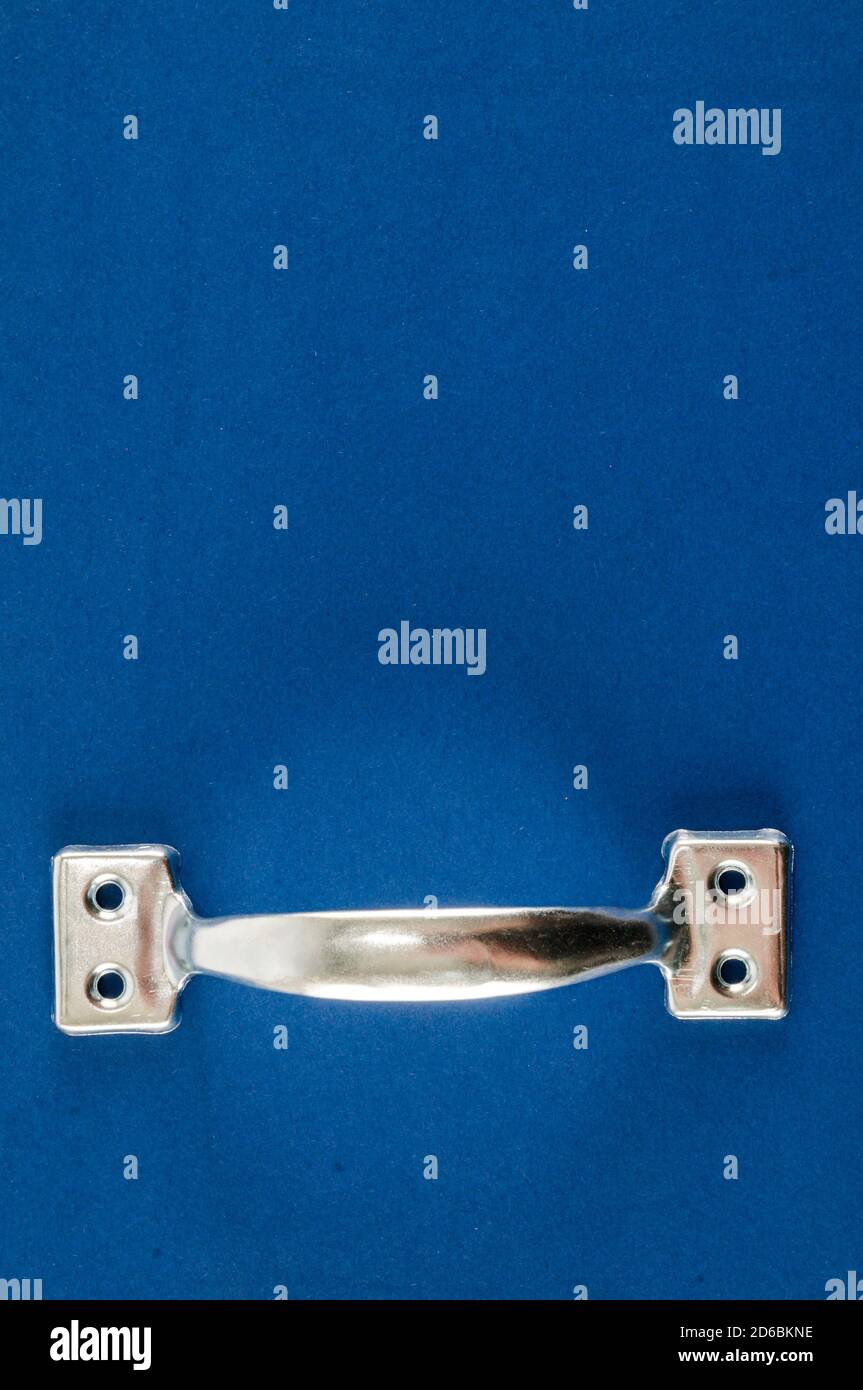 Metal case handle Stock Photo - Alamy