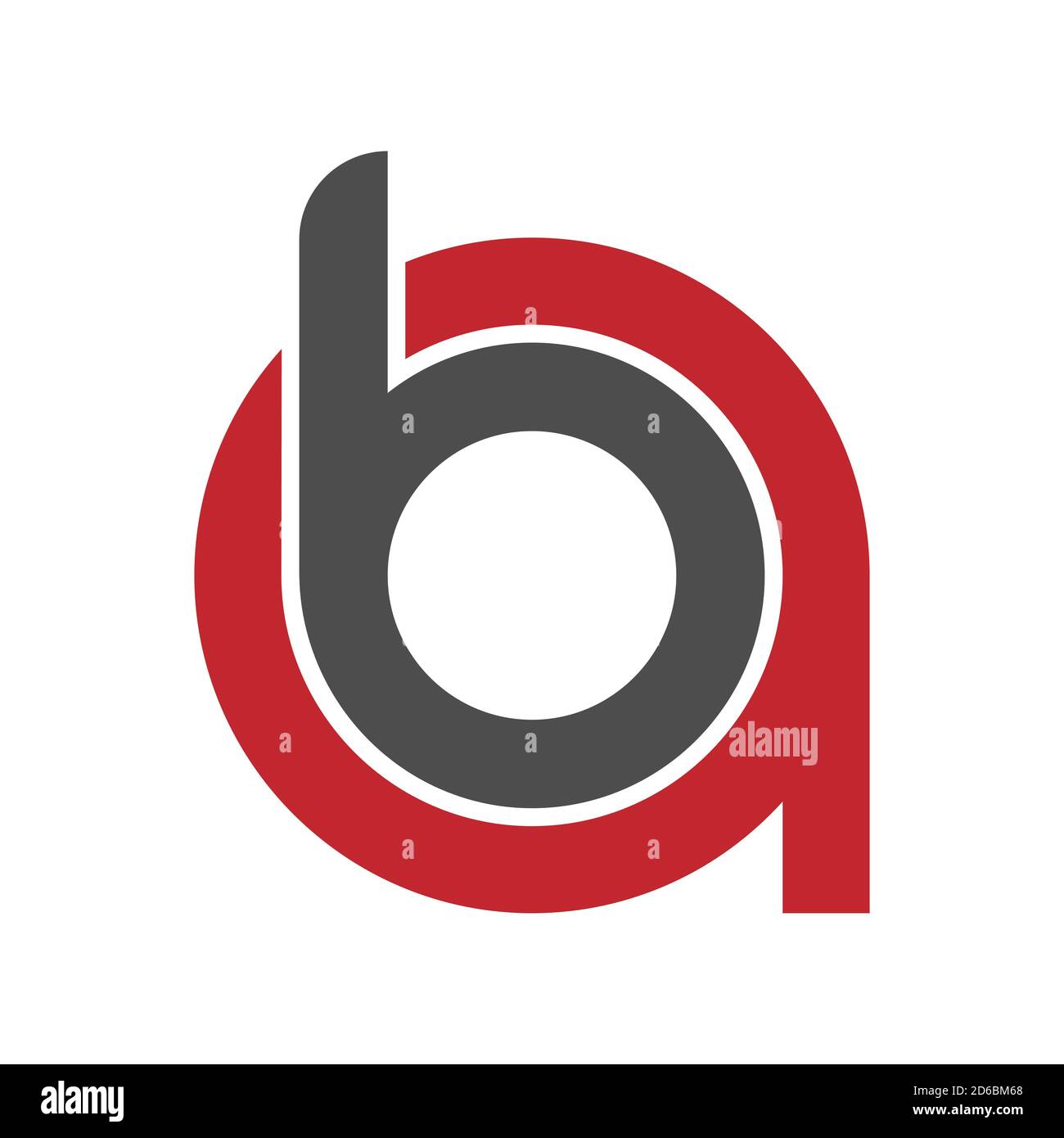 letters A and B. Flat design for logo, brand or label. Vector ...