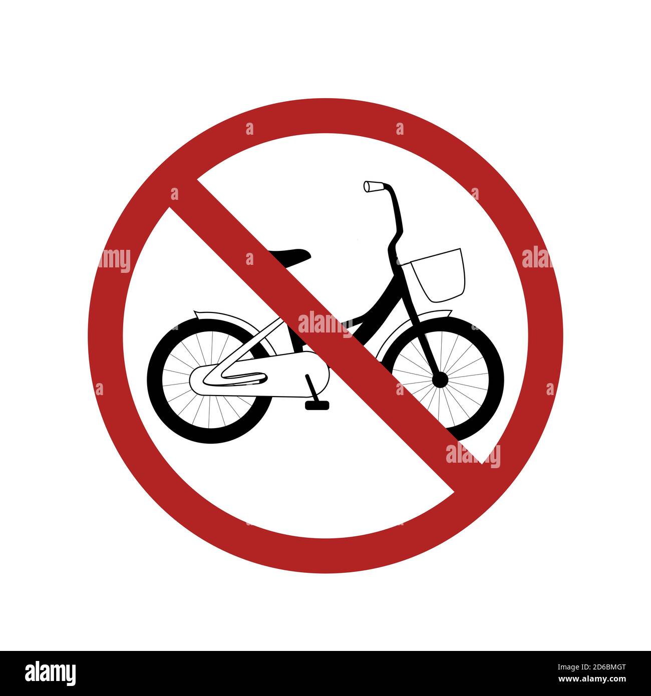 Bike park prohibited Stock Vector Images - Alamy