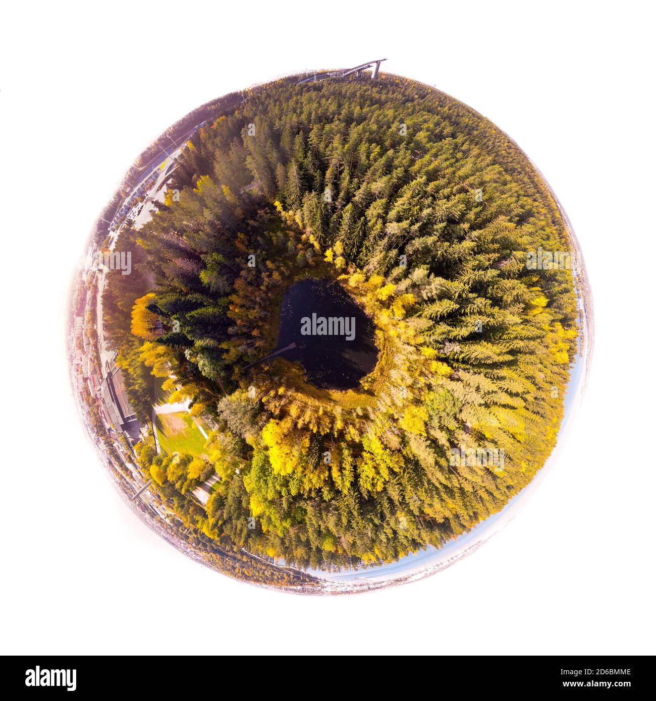 Tower in the forest Cut Out Stock Images & Pictures - Alamy