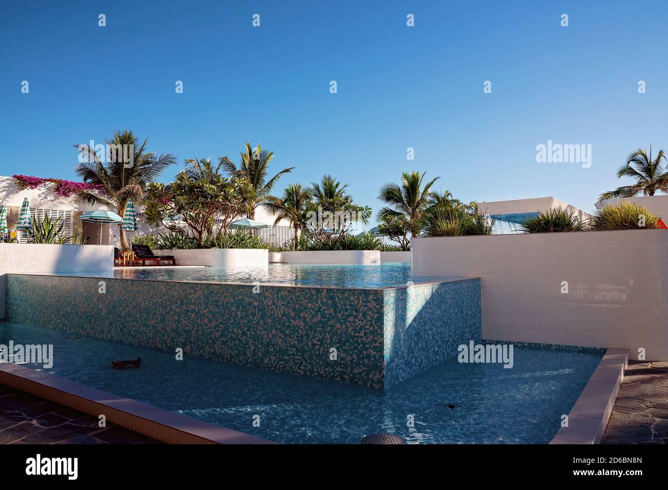 Townsville, Queensland, Australia - June 2020: Swimming pool with clear ...
