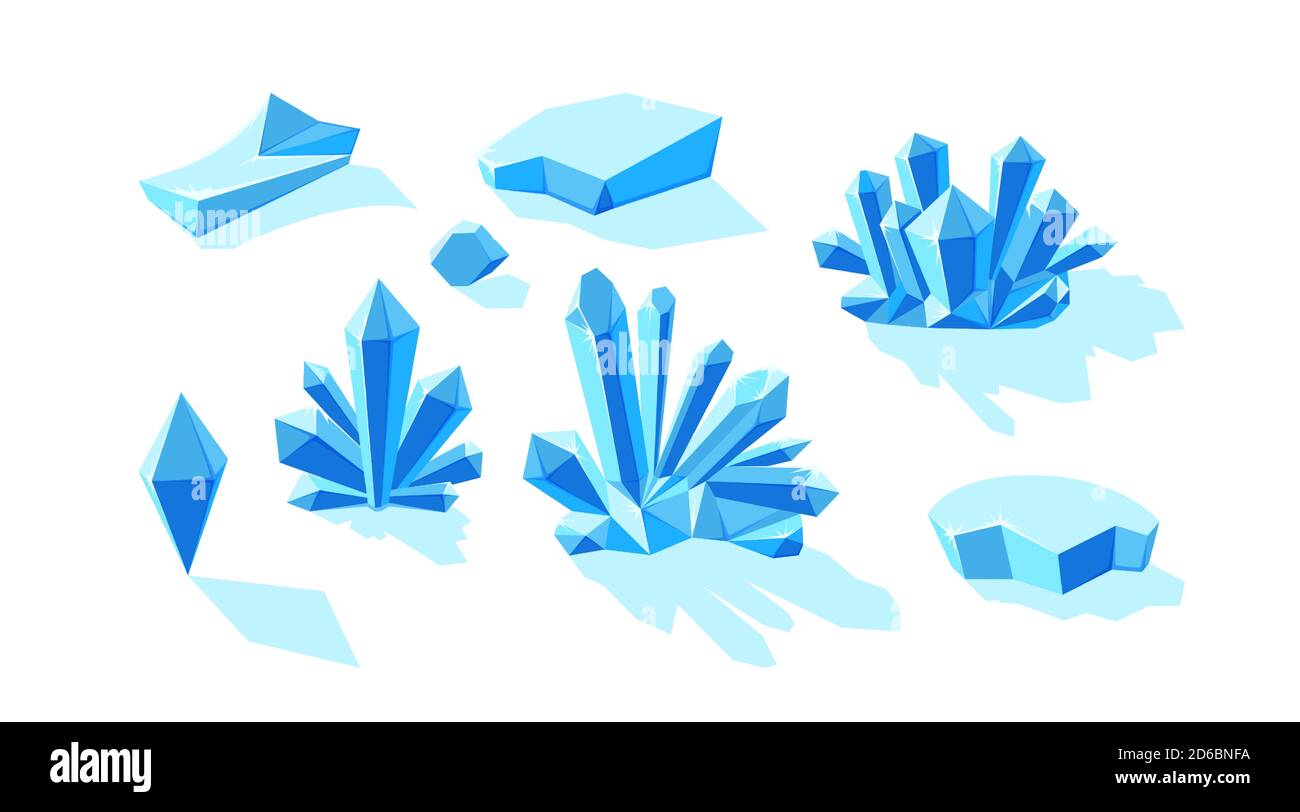 Ice Crystals Vector