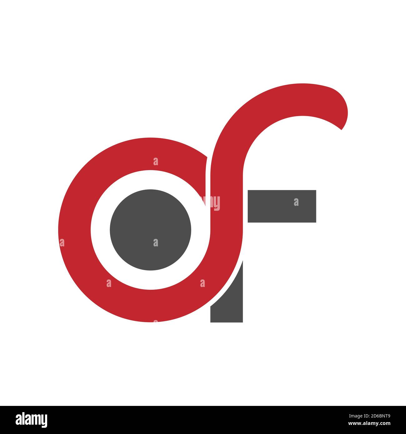 letters F and O. Flat design for logo, brand or label. Vector ...