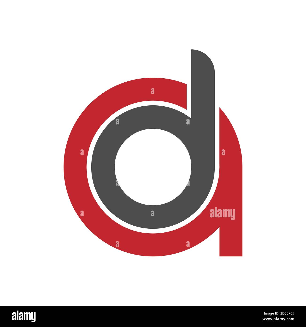 letters A and D. Flat design for logo, brand or label. Vector ...