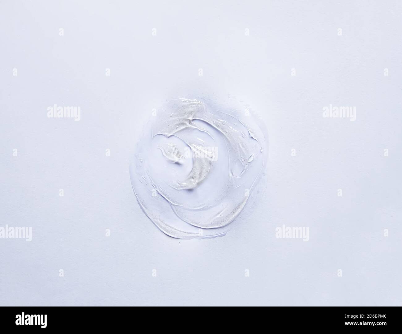 Cosmetic cream transparent texture. Sample on light background Stock ...
