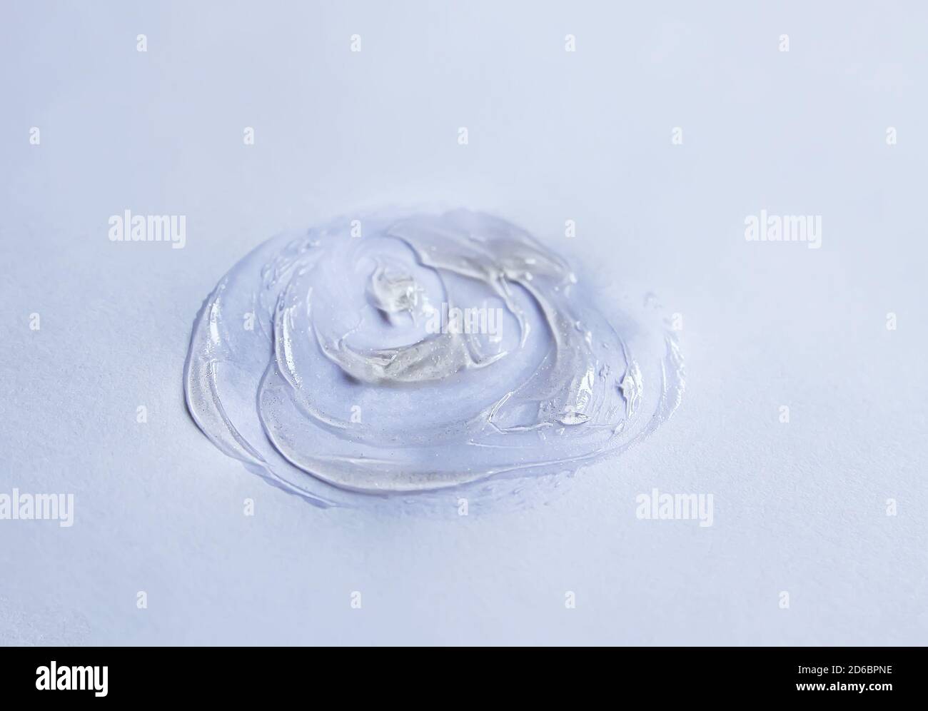 Cosmetic cream transparent texture. Sample on light background Stock ...