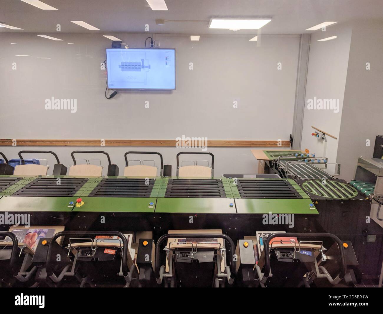 Book conveyor system hi-res stock photography and images - Alamy