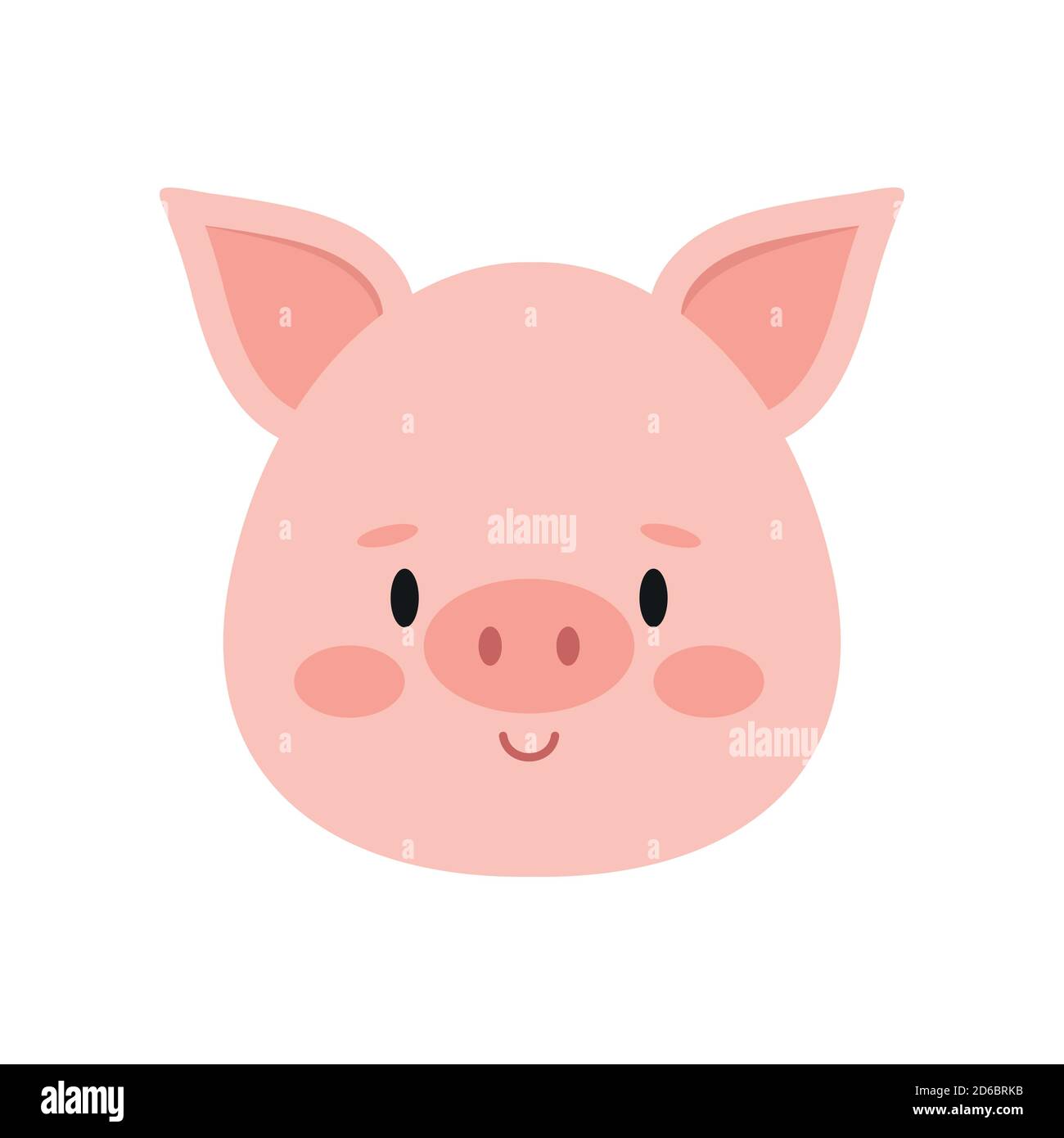 Pig clip art Cut Out Stock Images & Pictures - Alamy