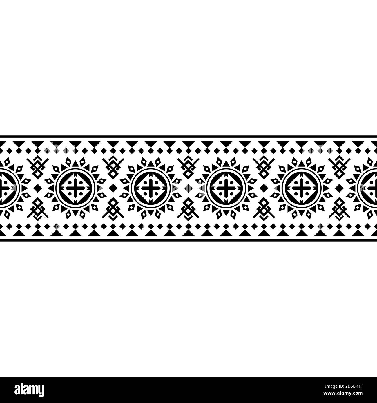 Traditional stripe ethnic motif pattern texture design vector in black ...