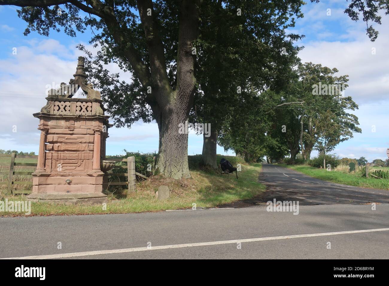 The Anglo-Scottish border. Great Britain. UK Stock Photo - Alamy