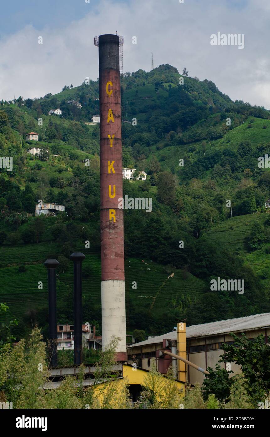 Caykur tea production factory hi-res stock photography and images - Alamy