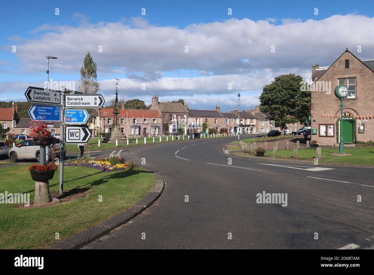 The Anglo-Scottish border. Great Britain. UK Stock Photo - Alamy