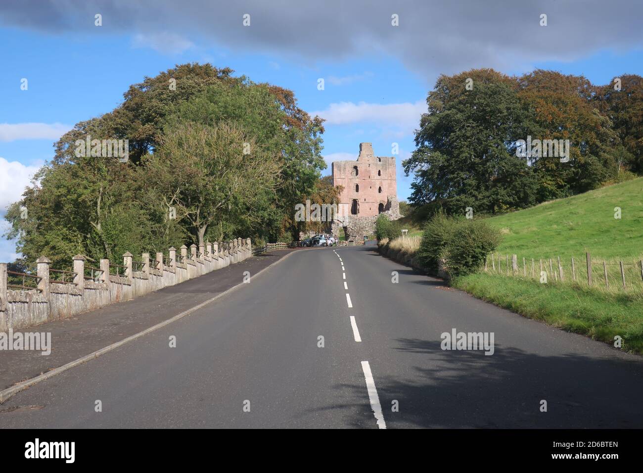 The Anglo-Scottish border. Great Britain. UK Stock Photo - Alamy