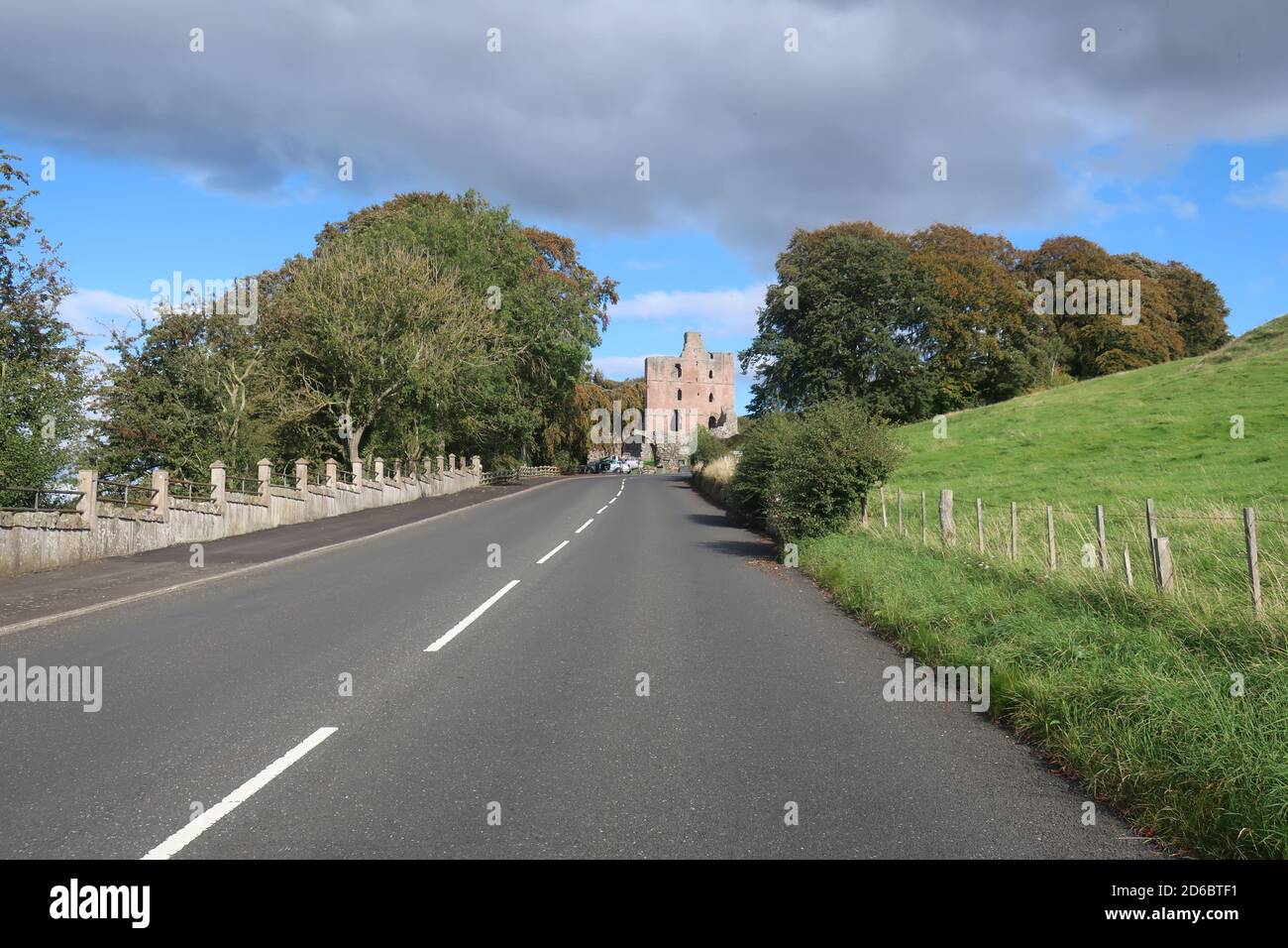 The Anglo-Scottish border. Great Britain. UK Stock Photo - Alamy