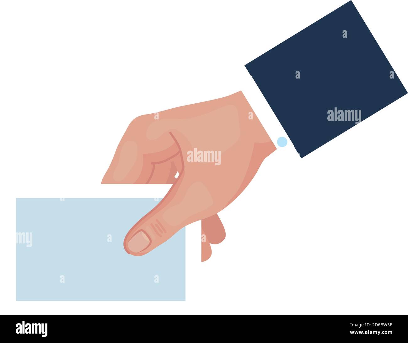 hand holding vote card paper vector design Stock Vector Image & Art - Alamy