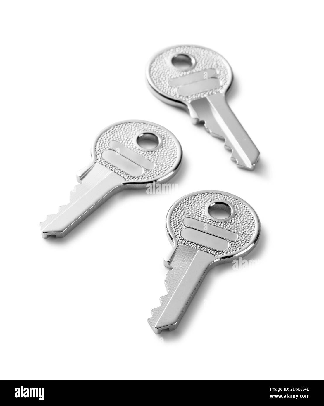 keys on a white background Stock Photo - Alamy