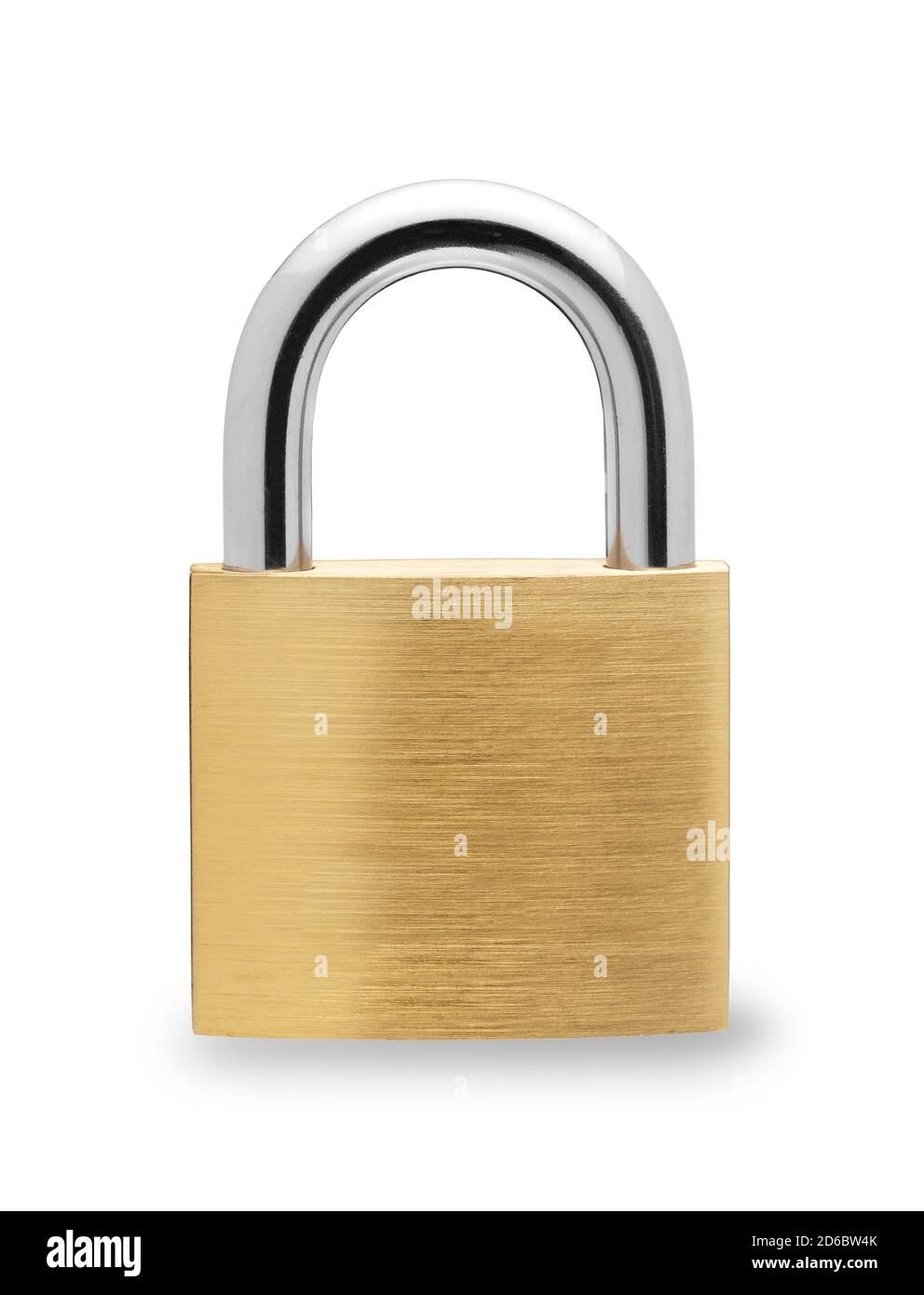 Metal padlock on white background Stock Photo - Alamy