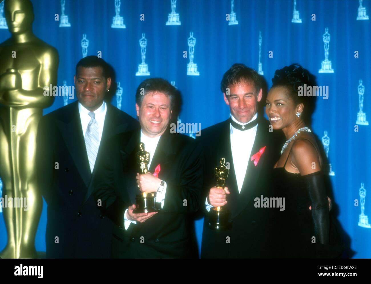 Los Angeles, California, USA 25th March 1996 (L-R) Actor Laurence ...