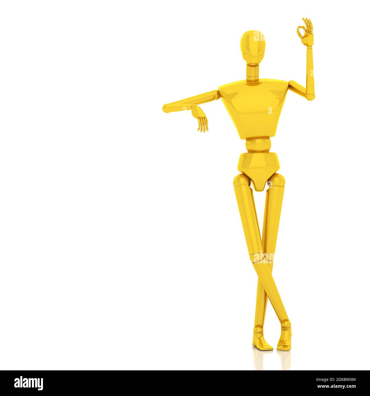 3d people man positive symbol hi-res stock photography and images - Alamy